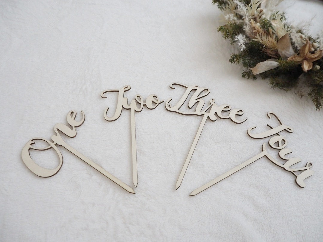 Birthday Cake Topper / Letter – Engels Zimmer