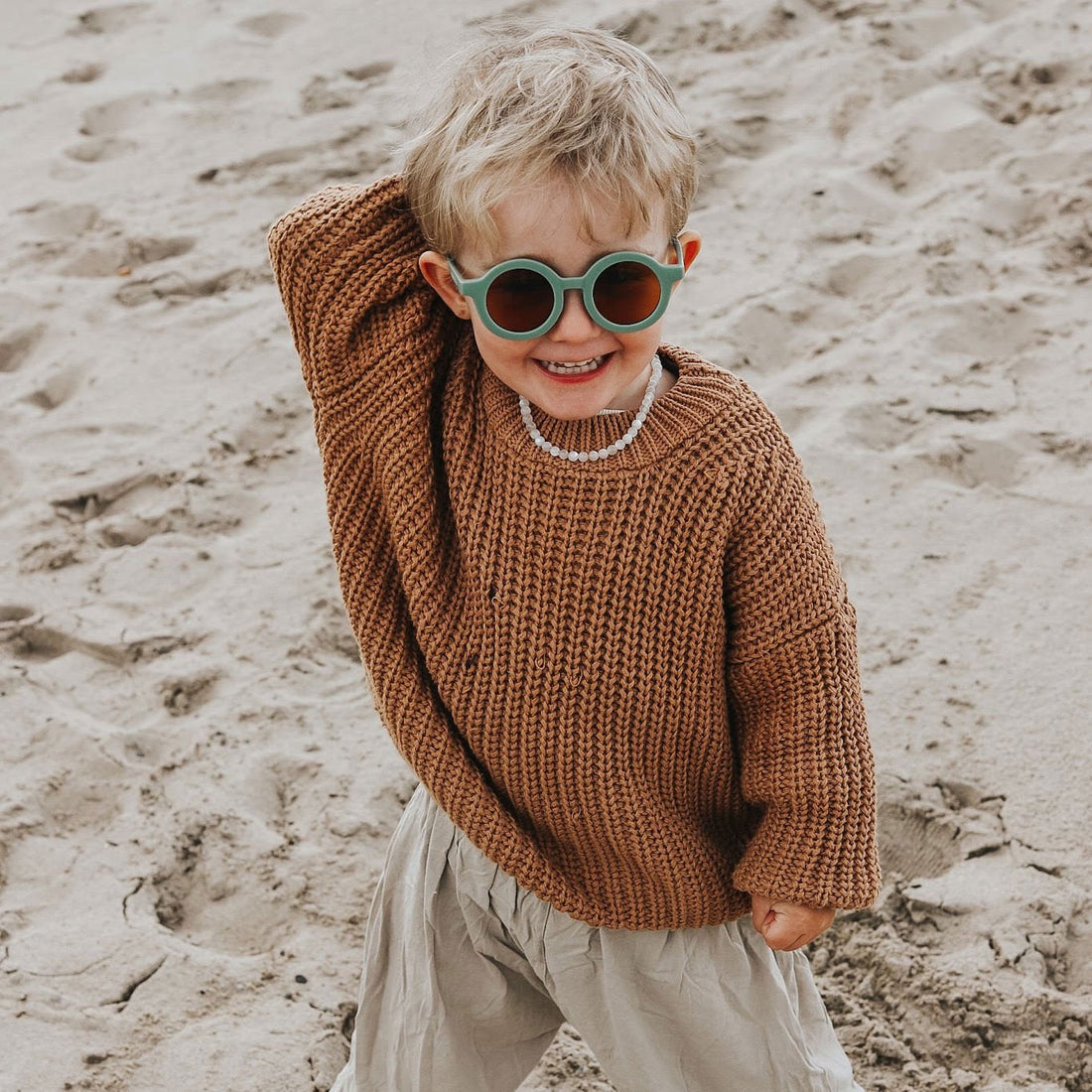 【LAST ONE】Grech & Co. Sustainable Kids Sunglass（ferne） – Engels Zimmer